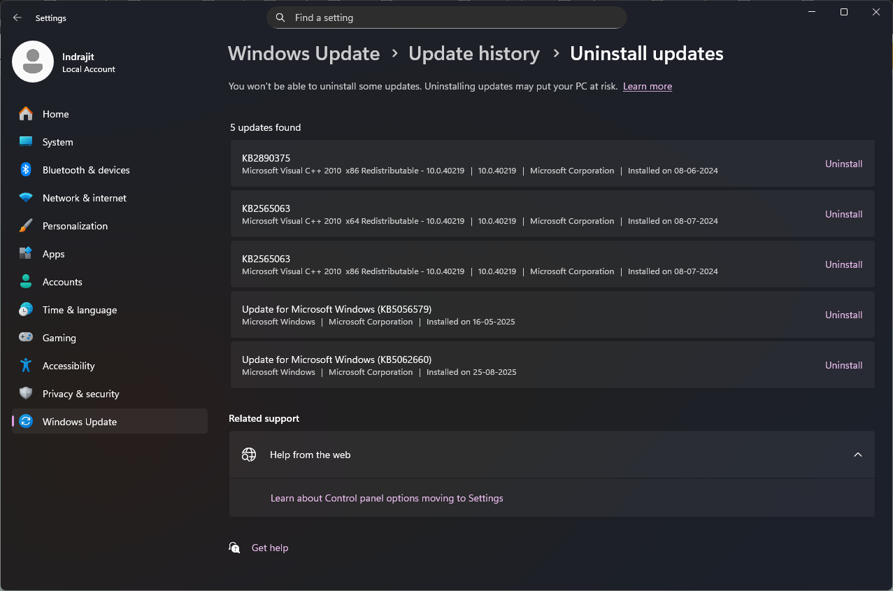 How to uninstall Last Windows Update? A Simple Guide. - Nurture IT